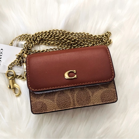 Coach | Bags | Coach Card Case Crossbody Bag | Poshmark
